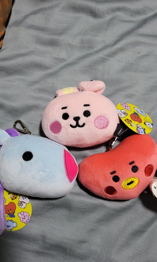 BT21 Plushie Keyring - COOKY, TATA, MANG, Hobbies & Toys, Memorabilia & Collectibles, K-Wave on ...