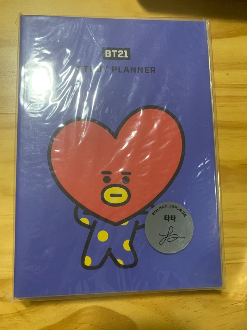 BT21 TATA Study Planner, Hobbies & Toys, Stationery & Craft, Stationery ...