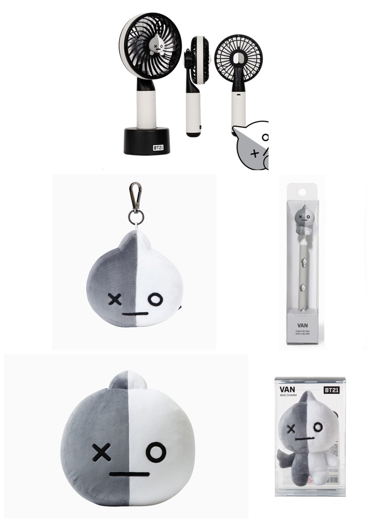 BT21 Van Set, Hobbies & Toys, Memorabilia & Collectibles, K-Wave on ...