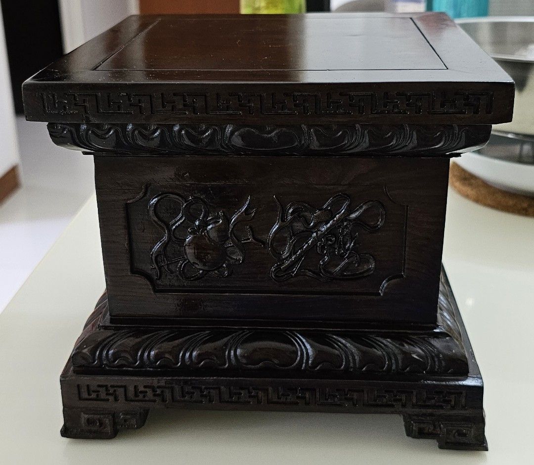 Buddha table, Buddha display stand, Wooden Buddha Ornament base ...