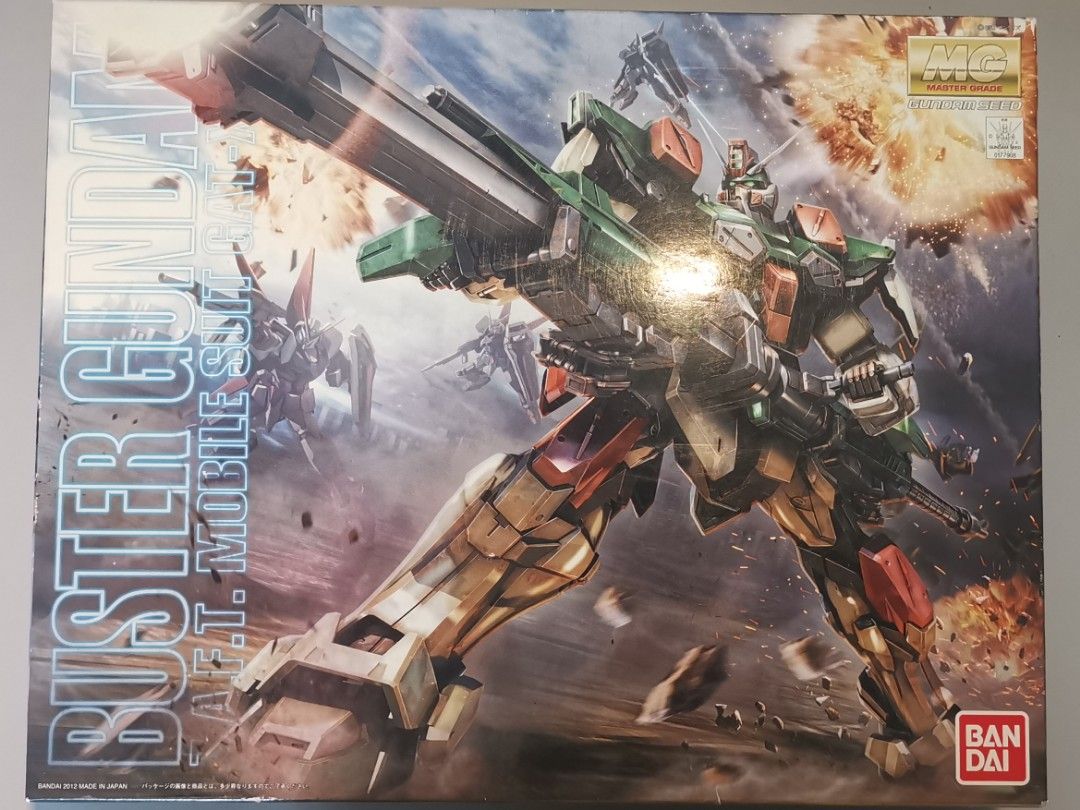 [BUILT] MG GAT-X103 Buster Gundam with 3rd party metal inner frame ...
