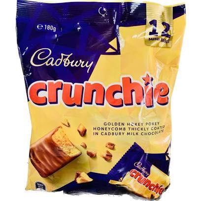 Cadbury Chocolate Bar Share Pack Crunchie 12pk 180g on Carousell