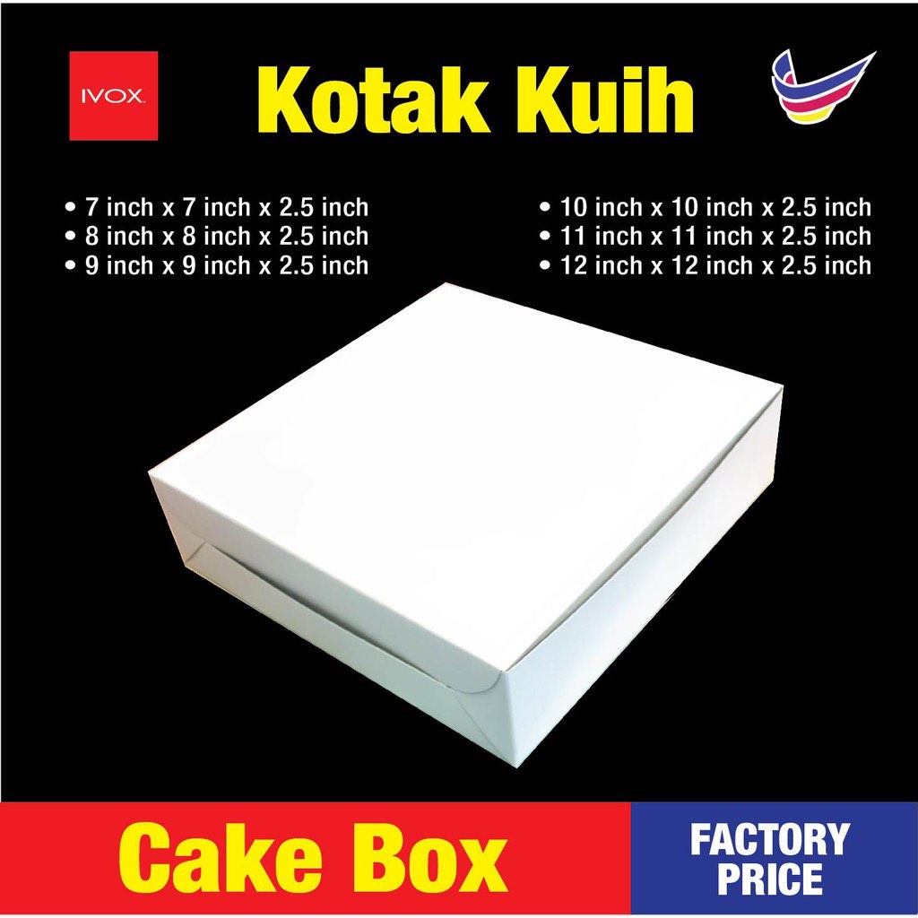 Cake box/ kuih box, Furniture & Home Living, Kitchenware & Tableware ...