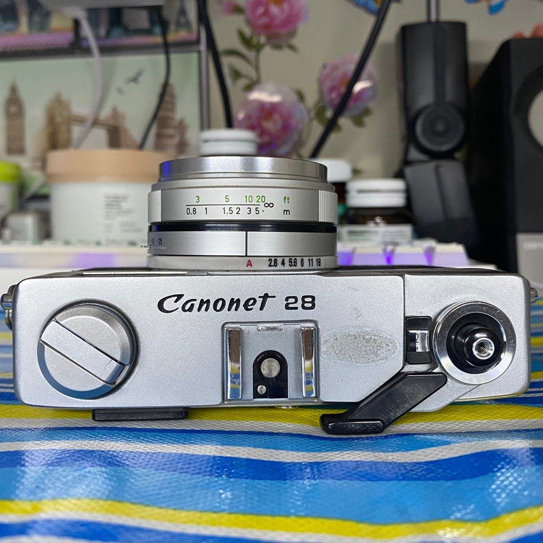 Canon Canonet 28 Rangefinder Film Camera, Photography, Cameras on Carousell