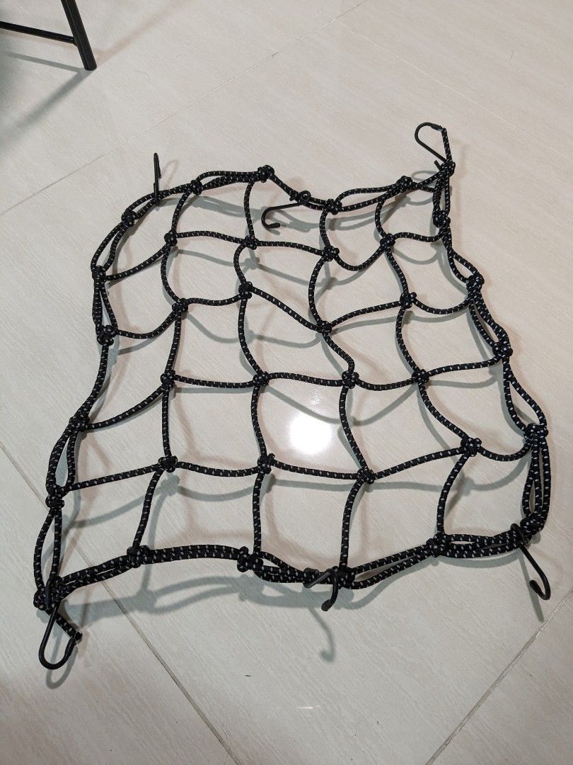 Cargo Net with Reflector, Motorcycles, Motorcycle Accessories on Carousell