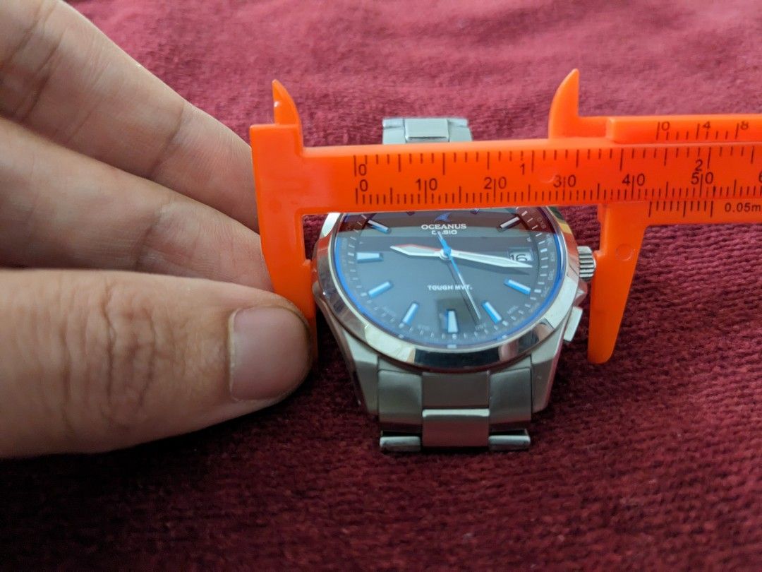 Casio Oceanus OCW-S100-1AJF Titanium Solar Wristwatch, Luxury, Watches ...