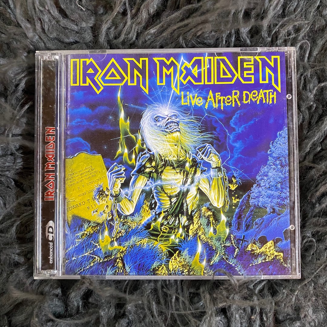 CD IRON MAIDEN Live After Death (2cd), Hobbies & Toys, Music & Media ...