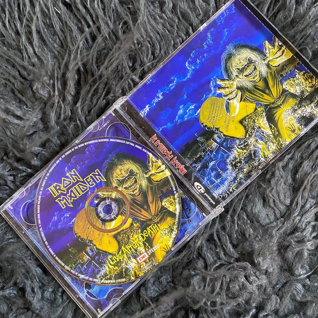 CD IRON MAIDEN Live After Death (2cd), Hobbies & Toys, Music & Media, CDs & DVDs on Carousell