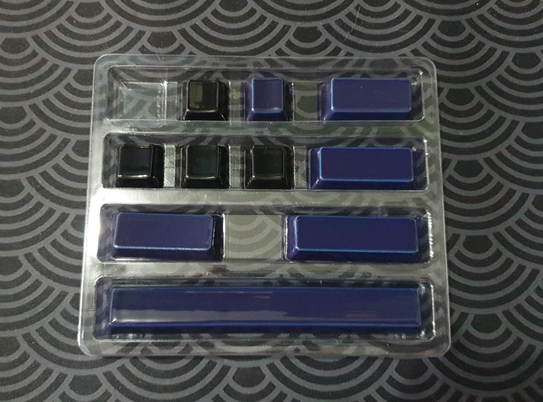 Cerakey Navy Blue Ceramic Keycaps, Computers & Tech, Parts ...