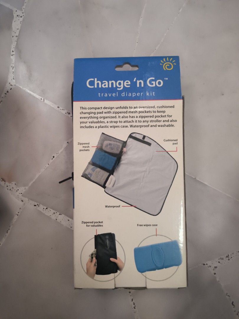 Change and Go diaper travel Kit, Babies & Kids, Going Out, Diaper Bags ...