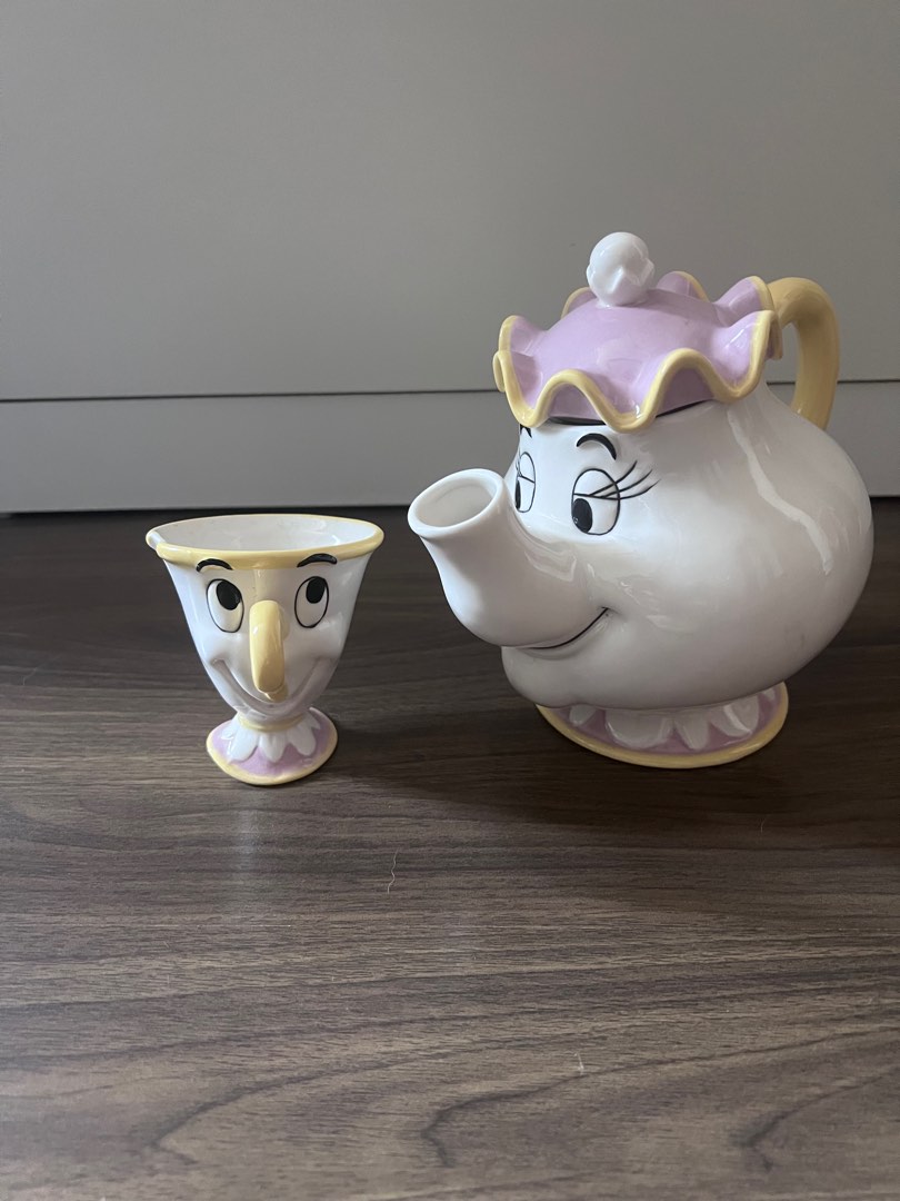 Chip and Mrs Potts Teapot Set, Furniture & Home Living, Kitchenware ...