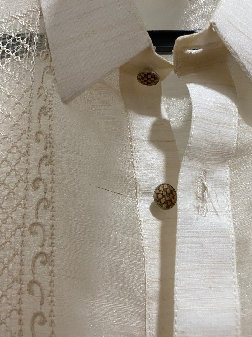 Classy Barong Pinya Cloth, Women's Fashion, Tops, Longsleeves on Carousell