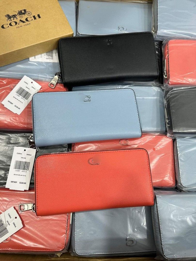 Coach ACCORDION WALLET WITH SIGNATURE CANVAS INTERIOR, Women's Fashion ...