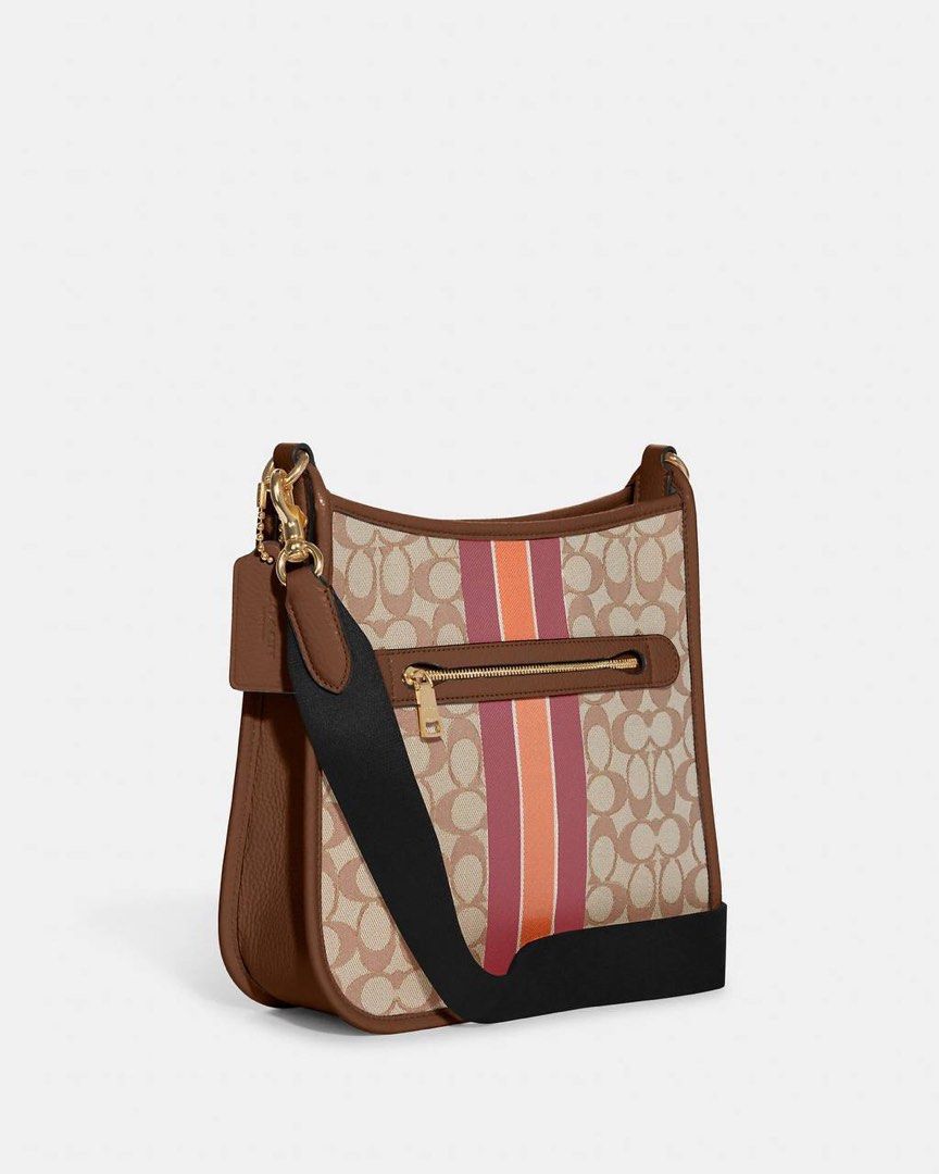 Coach Dempsey File Bag in Signature Jacquard with Stripe, Luxury, Bags ...