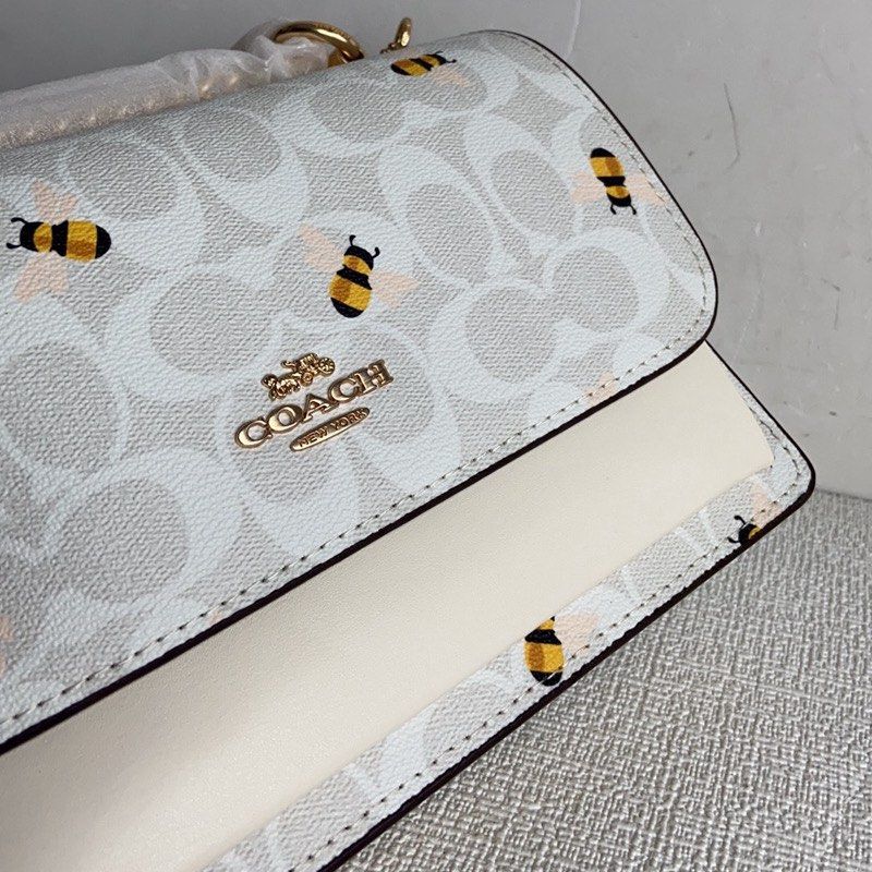 Coach Klare Crossbody in Signature Canvas with Bee Print, Women's ...