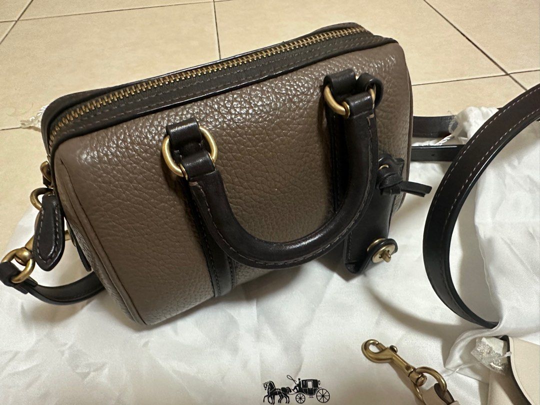 COACH RUBY SATCHEL 18 IN COLORBLOCK, Women's Fashion, Bags & Wallets, Cross-body Bags on Carousell