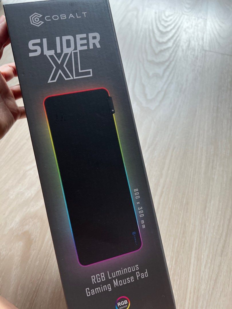 Cobalt XL RGB Gaming Mouse Pad, Computers & Tech, Parts & Accessories ...