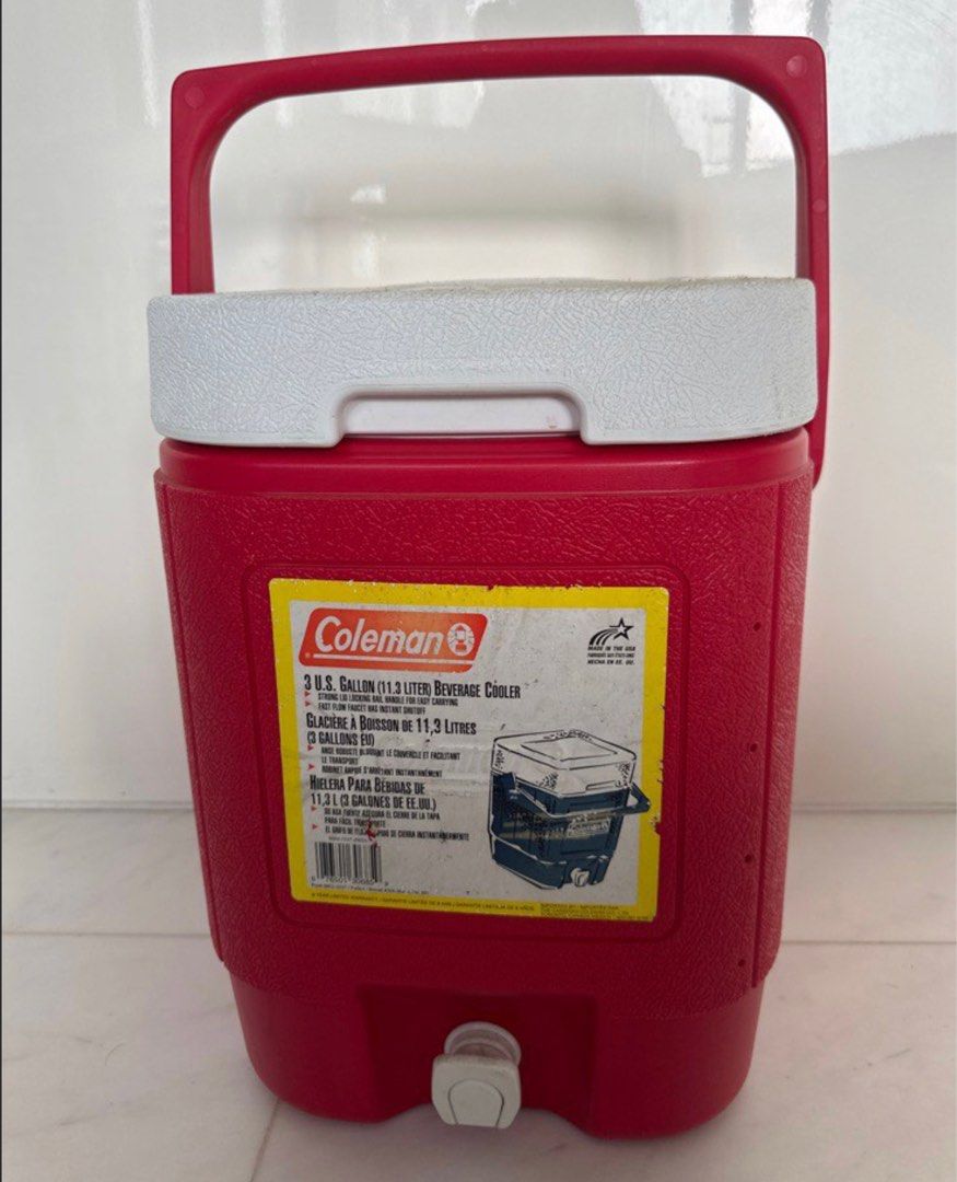 Coleman cooler dispenser, Furniture & Home Living, Kitchenware ...