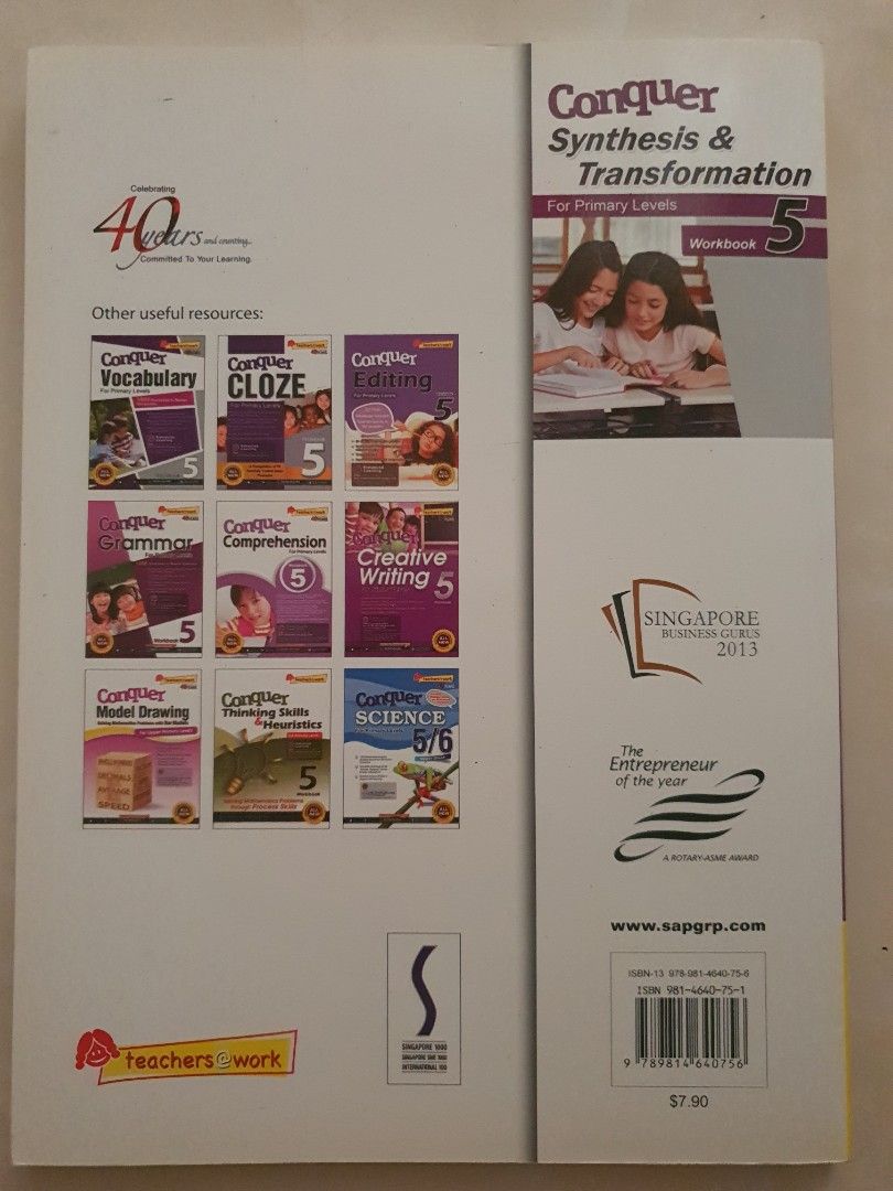 conquer synthesis & transformation p5, Hobbies & Toys, Books ...