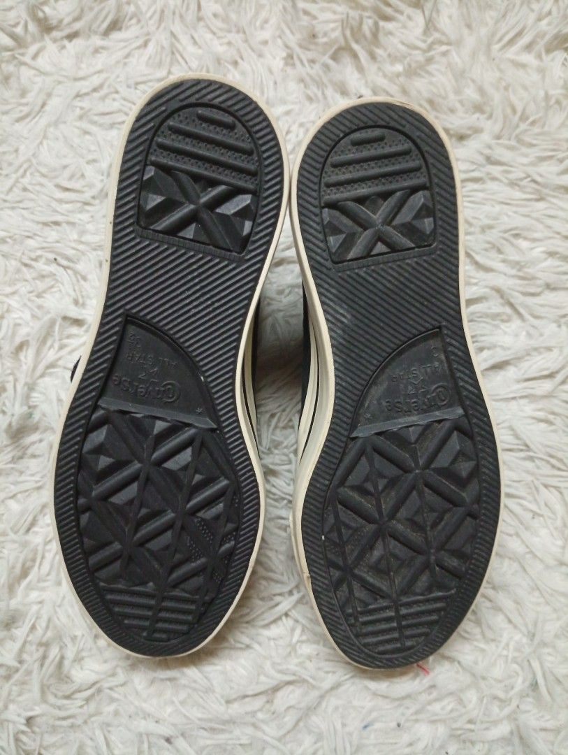 converse studded goth punk sneaker rare, Women's Fashion, Footwear ...