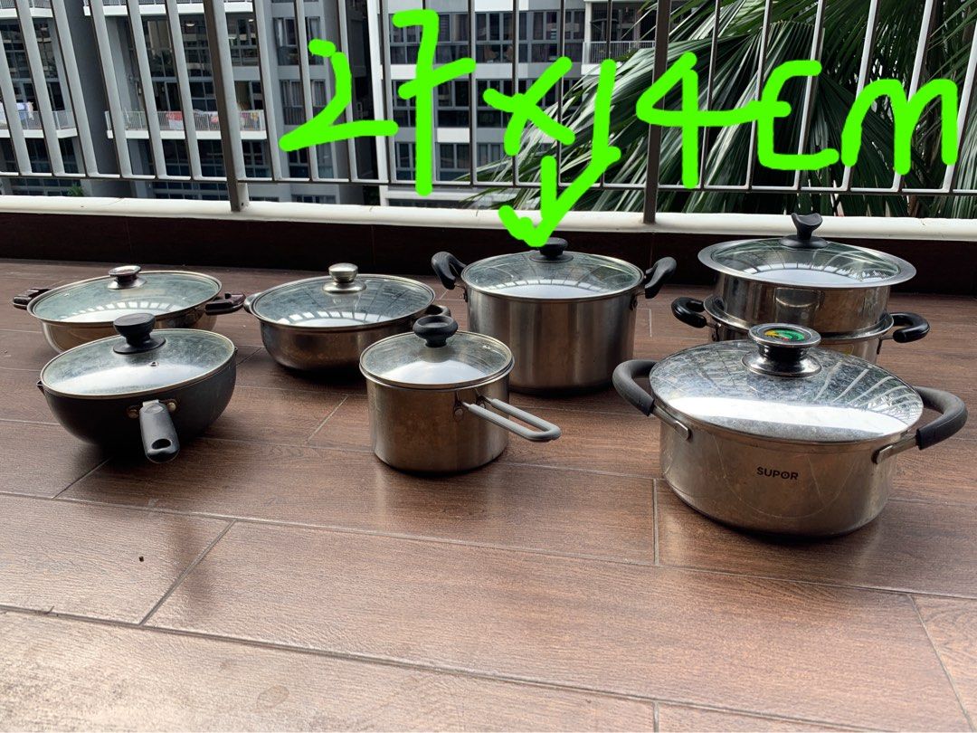 Support/ Super B stainless steel cooking pots/ nonstick pans/ 2 Tier ...
