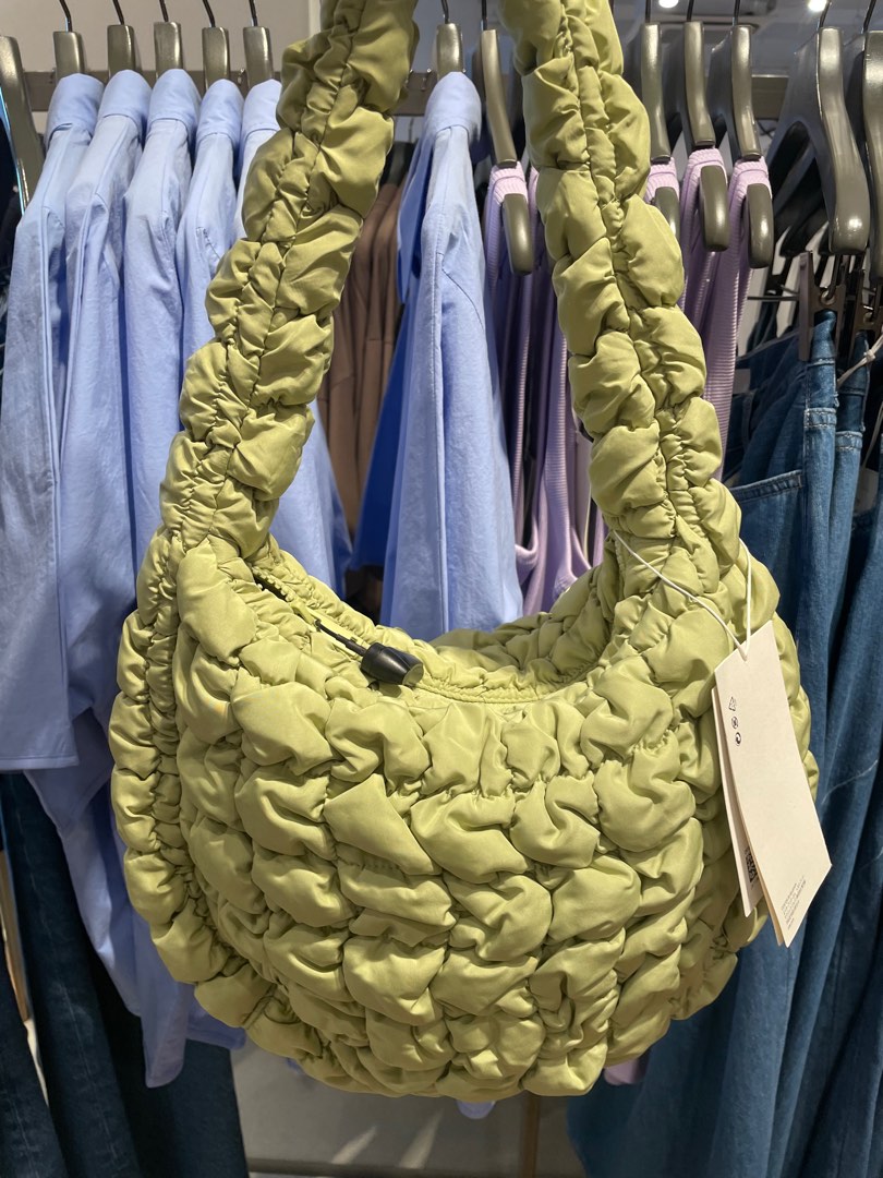 COS Mini Quilted Bag in Sage Green/Avocado, Women's Fashion, Bags ...