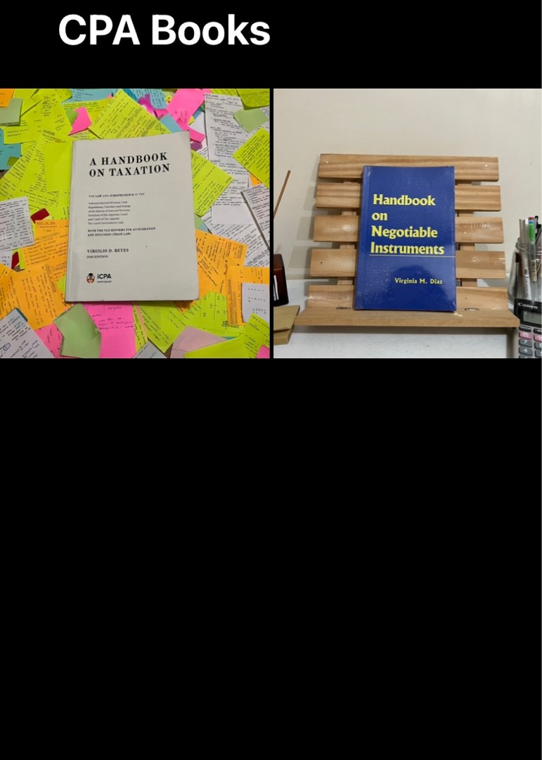 CPA books/reviewers for board exam (take all) on Carousell