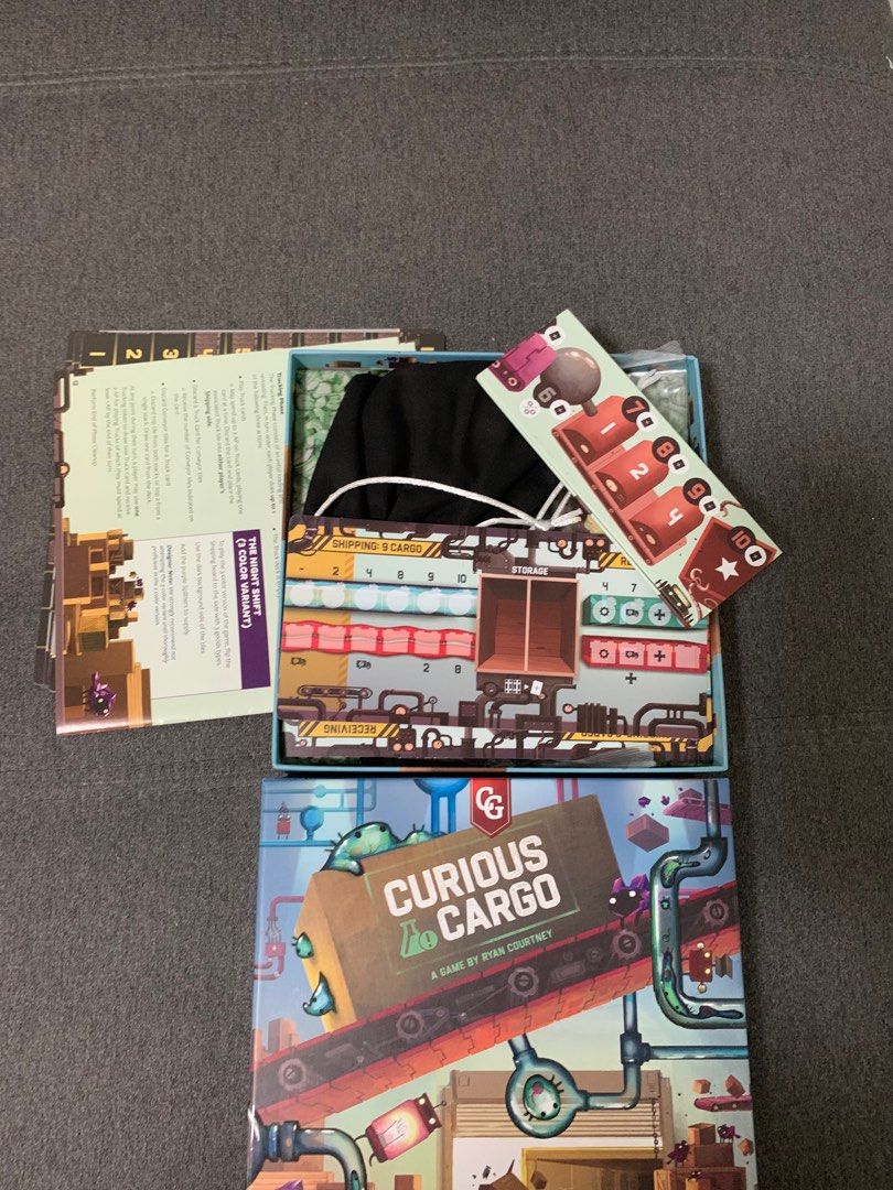 Curious Cargo Board Game (Fully Sleeved), Hobbies & Toys, Toys & Games ...