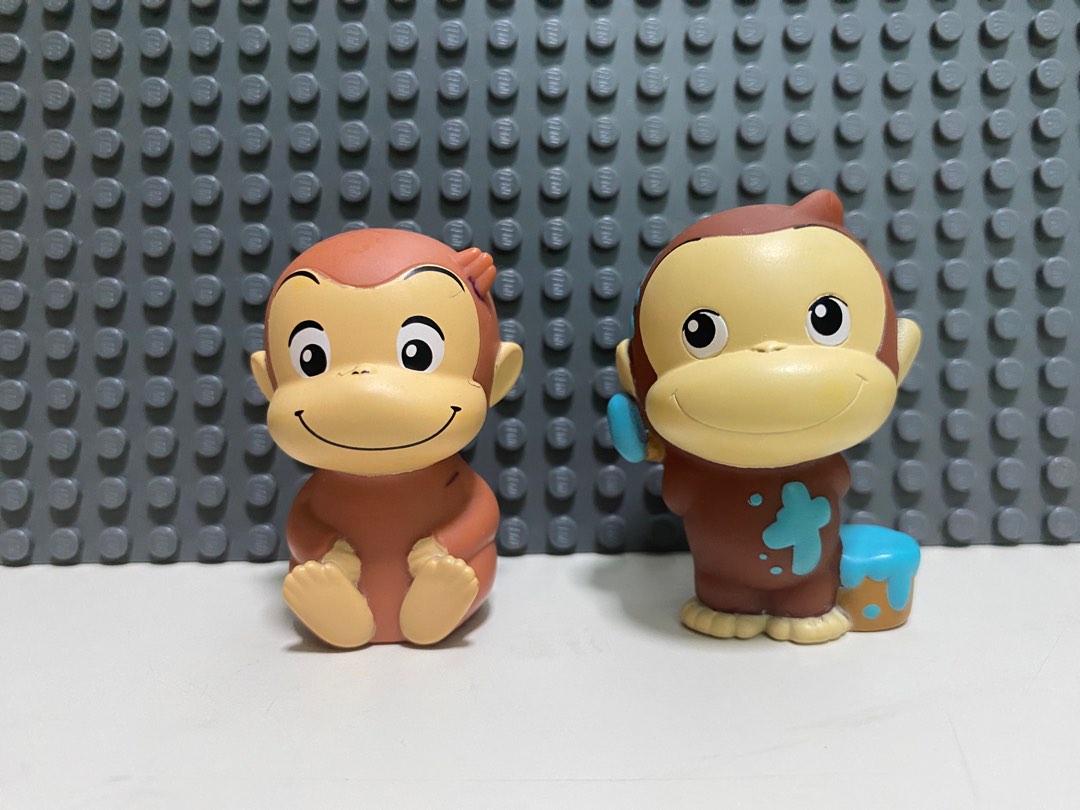 Curious George vinyl figure set on Carousell
