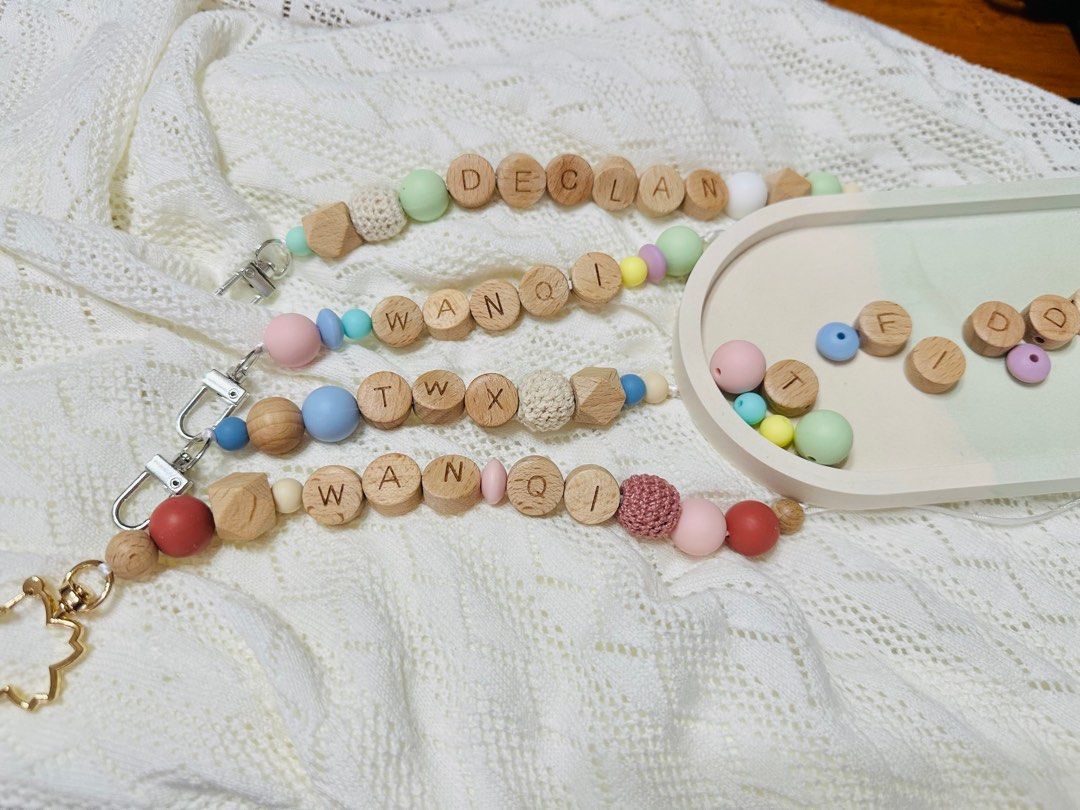 Custom / Personalised Baby Name Chains, Babies & Kids, Babies & Kids ...