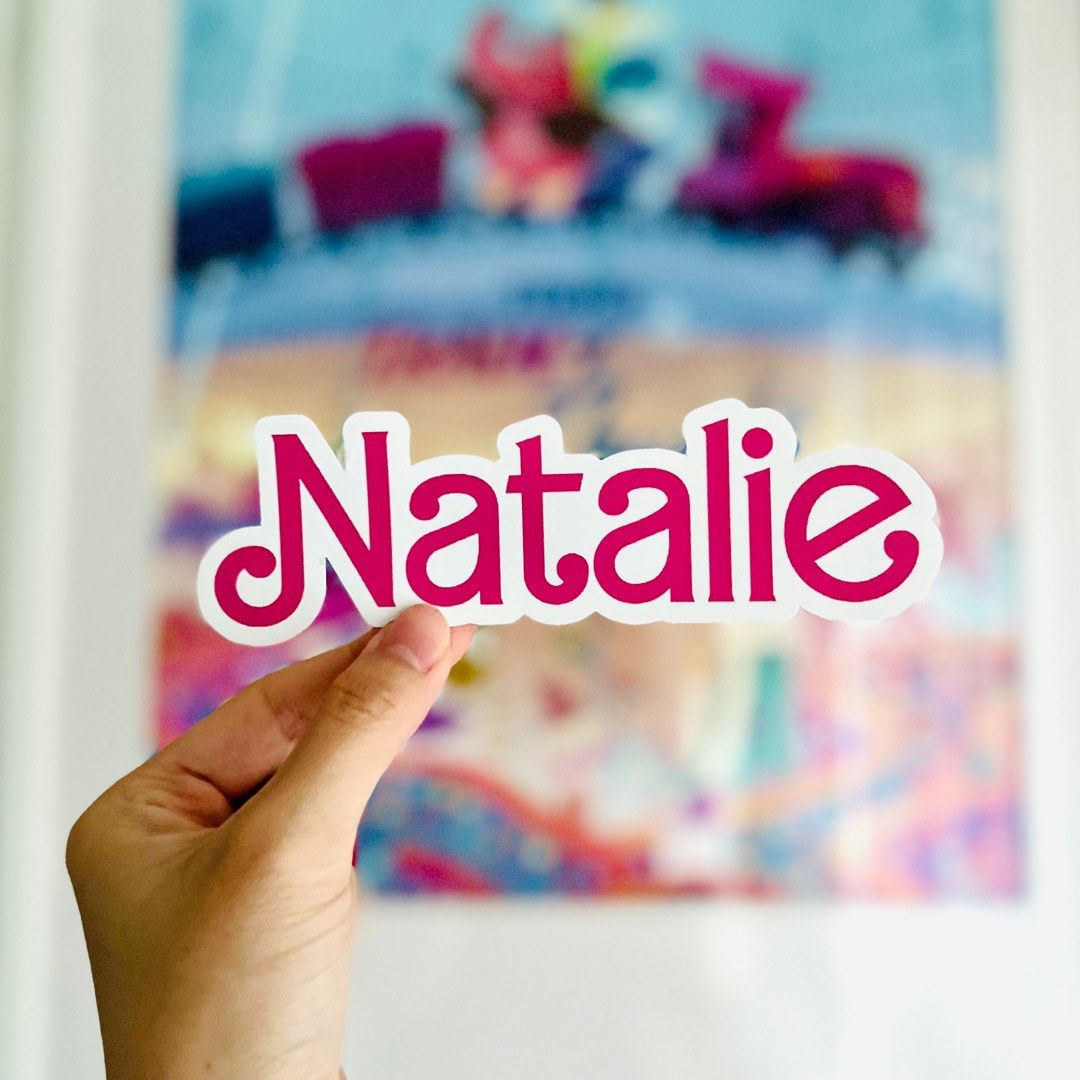 (Custom) Barbie Name Stickers, Hobbies & Toys, Memorabilia ...