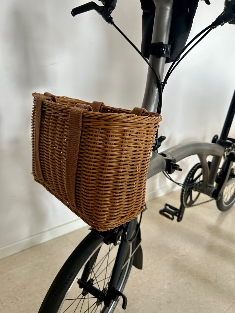 Custom basket for Brompton bicycles, Sports Equipment, Bicycles & Parts ...
