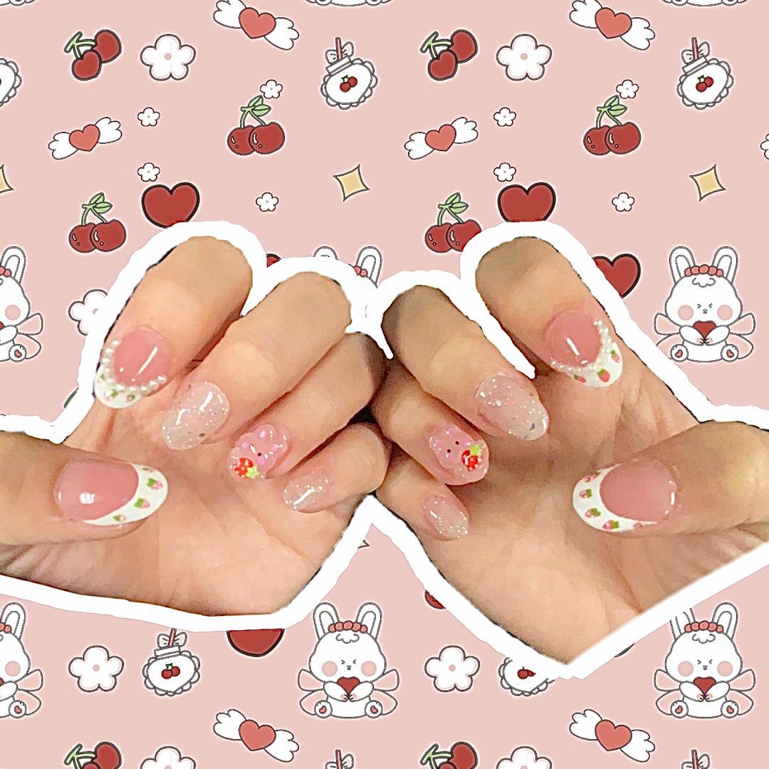 CUSTOM PRESS-ONS [FULL-SET], Beauty & Personal Care, Hands & Nails on ...