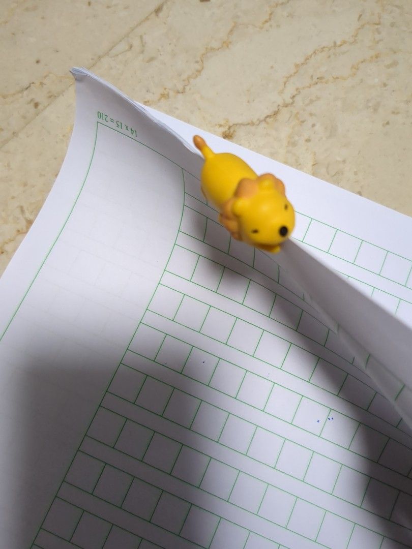 Cute cartoon 3D paper holders / Wooden number pegs, Hobbies & Toys ...