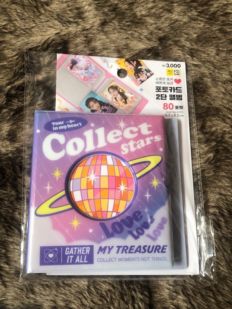 DAISO korea Card Holder Photo Album Photocard Cute 80 pockets, Hobbies ...