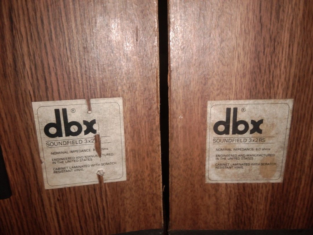 Dbx soundfield model 3x2rs bookshelf speakers, Audio, Soundbars ...