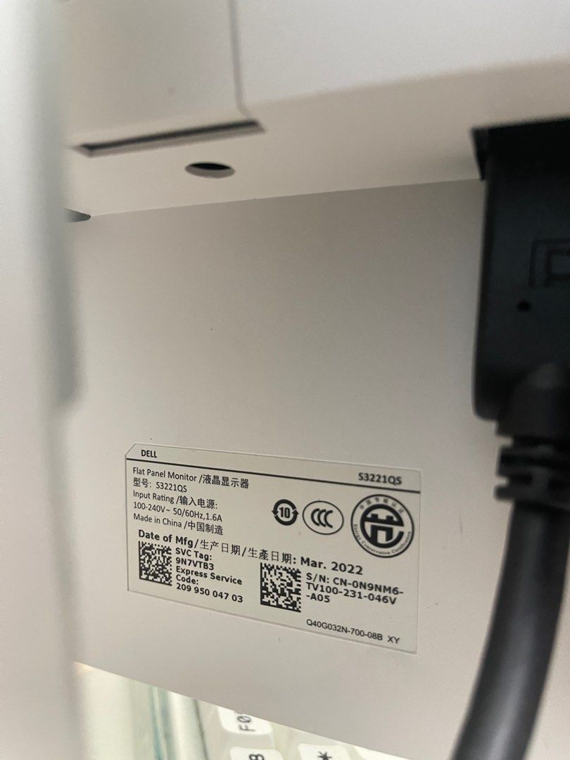 Dell 32 Curved 4K UHD Monitor - S3221QS, Computers & Tech, Parts ...