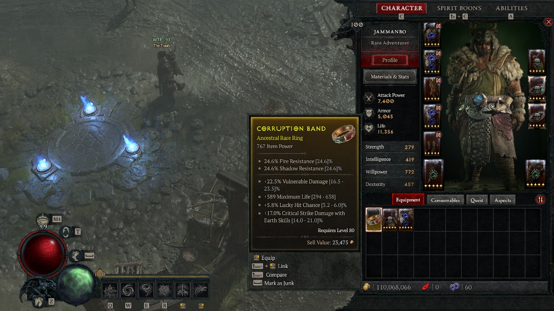 Diablo 4 God-Roll Ring, Level 80 requirement, Video Gaming, Gaming ...