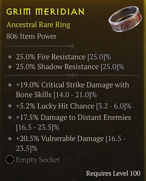 Diablo IV GOOD RINGS BIS D4, Video Gaming, Video Games, Others on Carousell