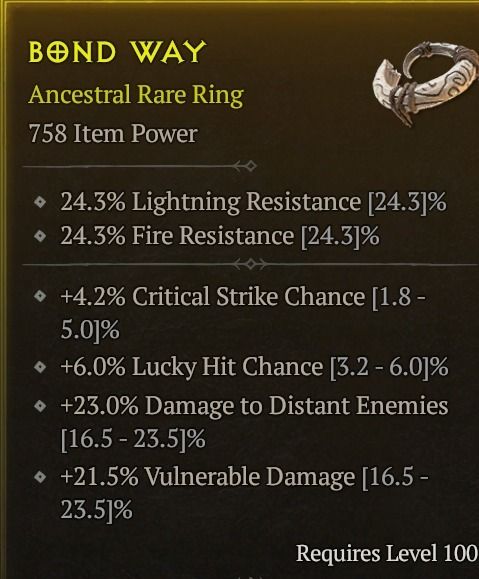 Diablo IV GOOD RINGS BIS D4, Video Gaming, Video Games, Others on Carousell