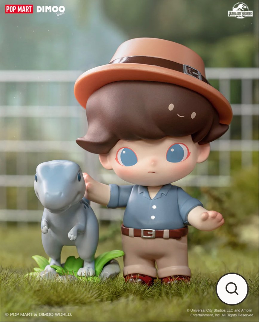 Popmart Dimoo Jurassic World -Dinosaur Trainer, Hobbies & Toys, Toys ...