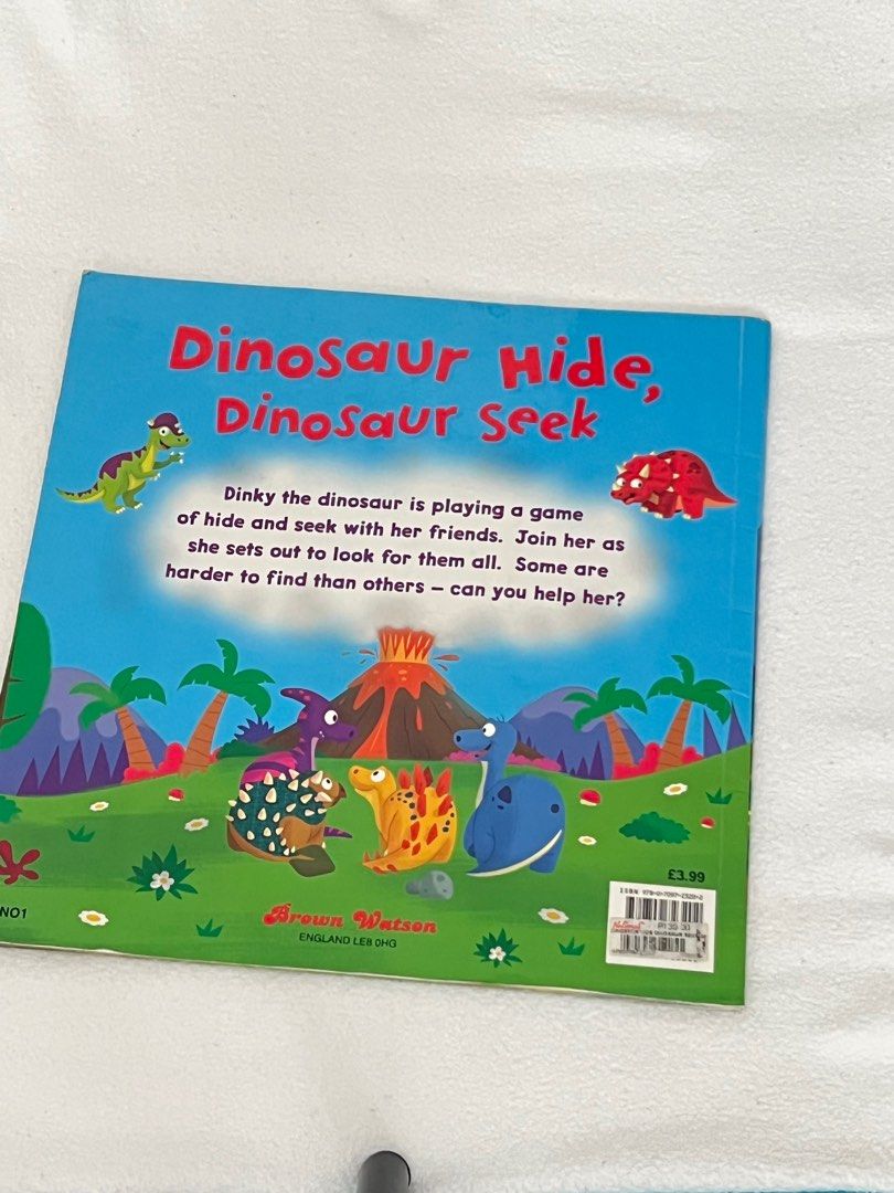 Dinosaur Hide, Dinosaur Seek, Hobbies & Toys, Books & Magazines ...