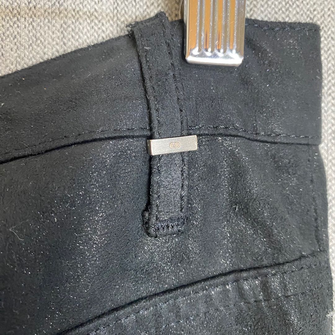 Dior Homme - AW08 Black Pearl Moleskin Pants on Carousell