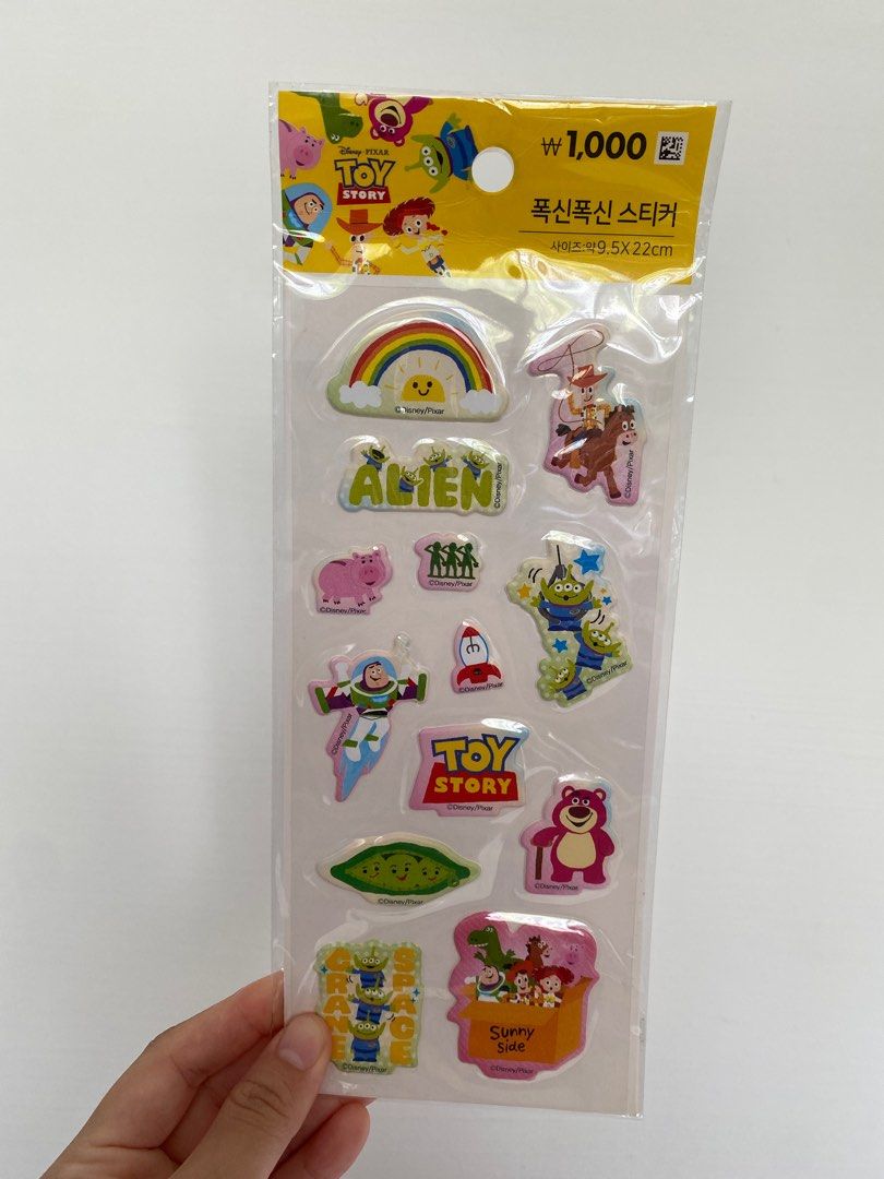 Disney Pixar Stickers Craft Paper Toy Story Cars Incredibles Finding ...