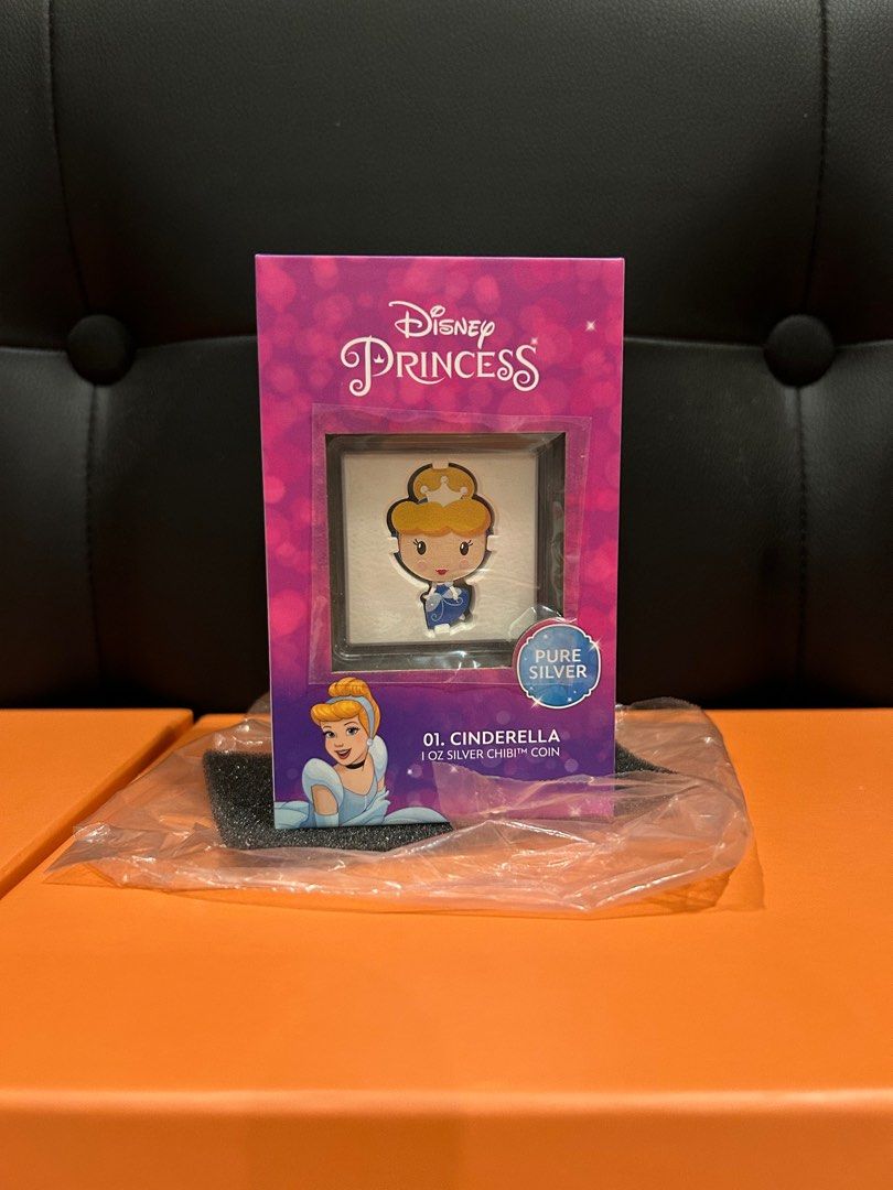 Disney Princess Cinderella 1 Oz Chibi Silver Coin on Carousell