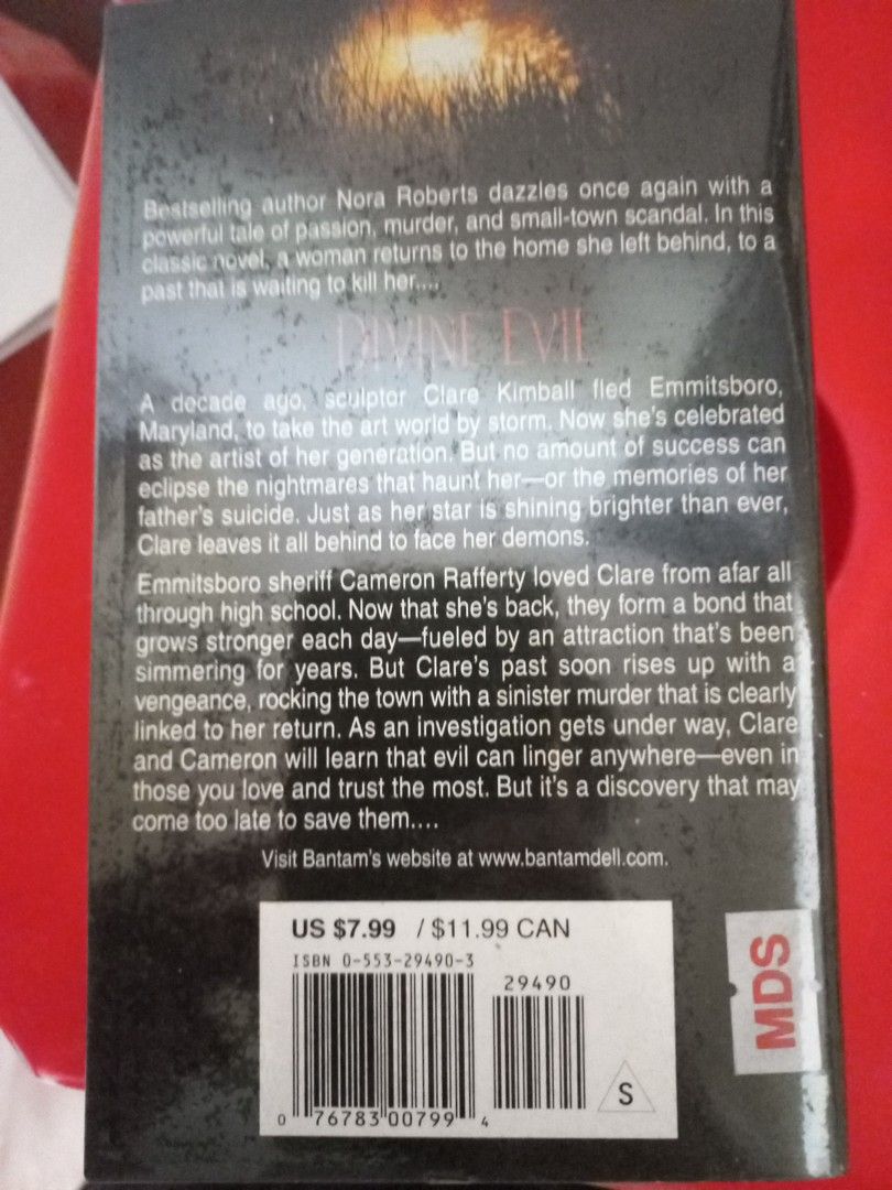 Divine Evil by Nora Roberts, Hobbies & Toys, Books & Magazines, Fiction ...