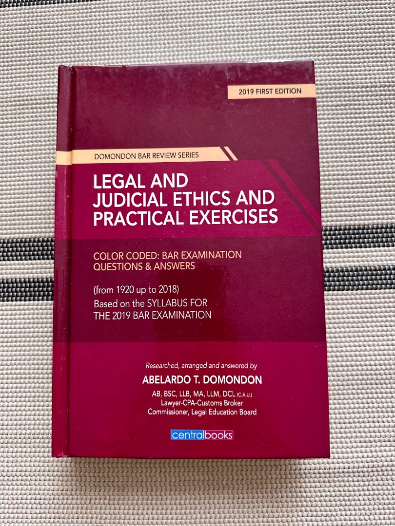 Domondon Legal Ethics (2020), Hobbies & Toys, Books & Magazines ...