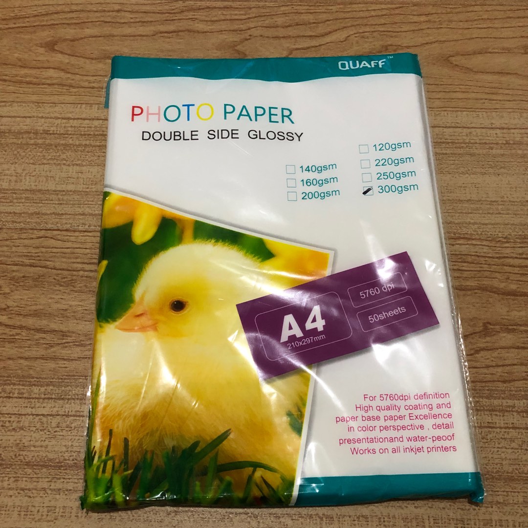 Double Side Glossy Photo Paper on Carousell