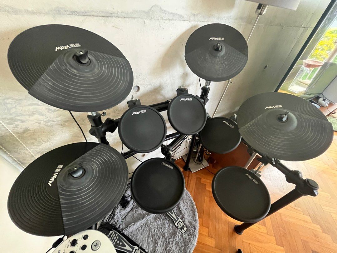 Electric Drum Kit - MUZA DD518, Hobbies & Toys, Music & Media, Musical ...