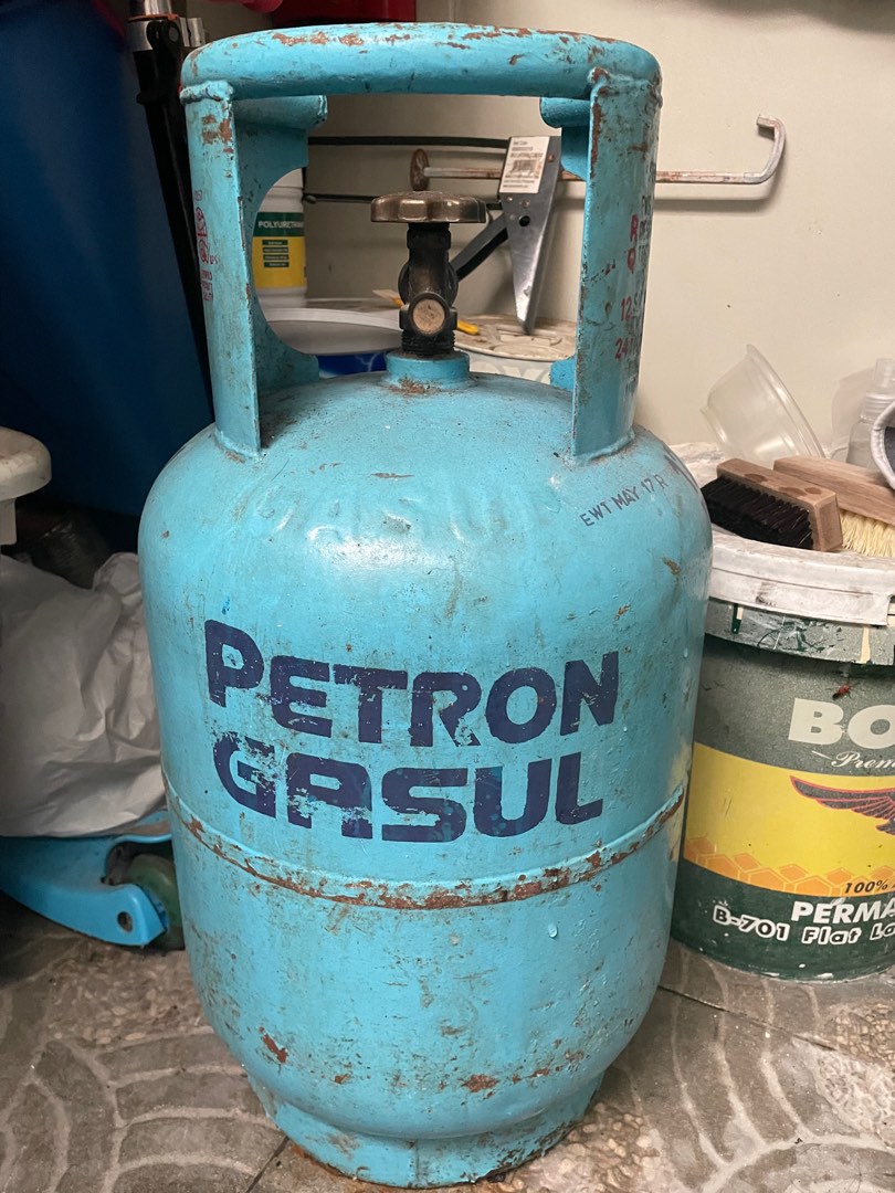 Empty Petron Gasul LPG tank Php 400 only, TV & Home Appliances, Kitchen ...